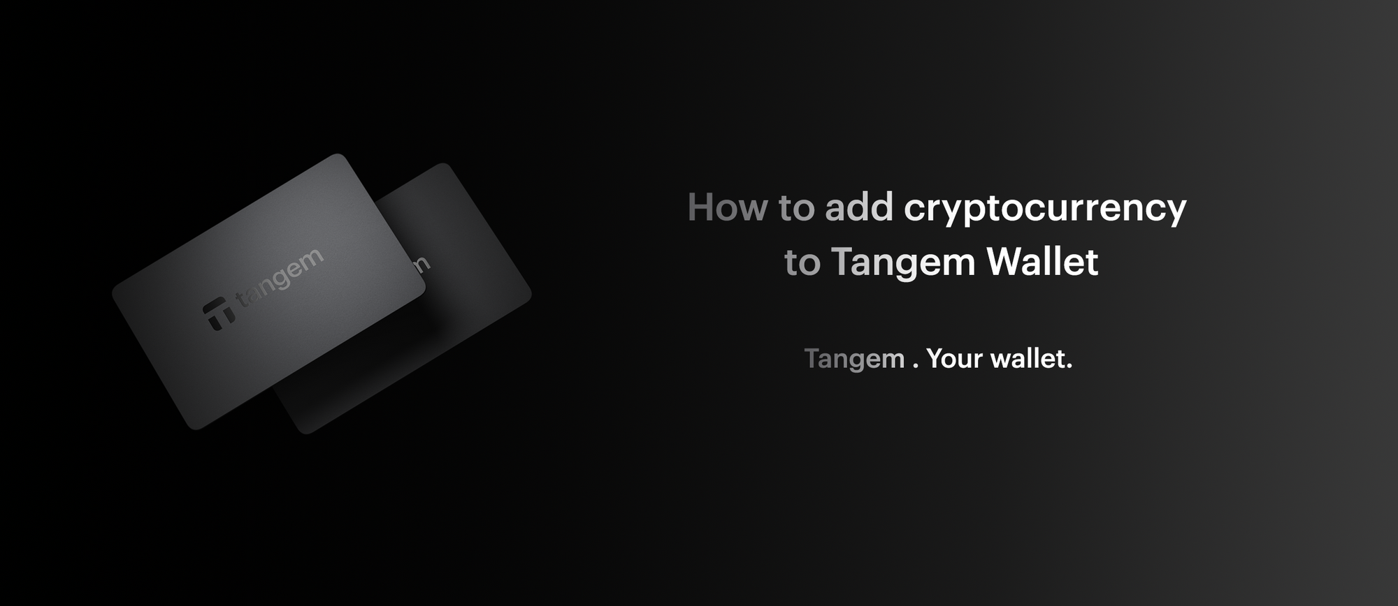 Getting Started | Tangem Wallet Australia | Crypto Wallets Australia ...